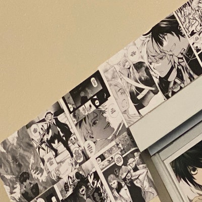 200 Manga Panels MIX instant Digital Download Manga/anime Wall Collage ...