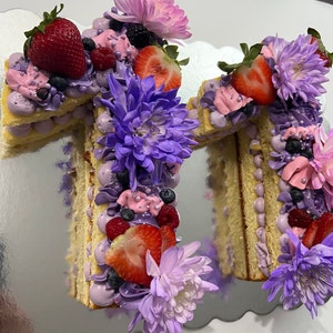 Number Cake Templates, Stencils 0 to 9, Printable Instant Digital ...