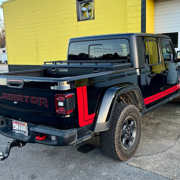 X2 Scrambler Side Stripe Graphic Vinyl Decals Fits Jeep Gladiator 2020 ...