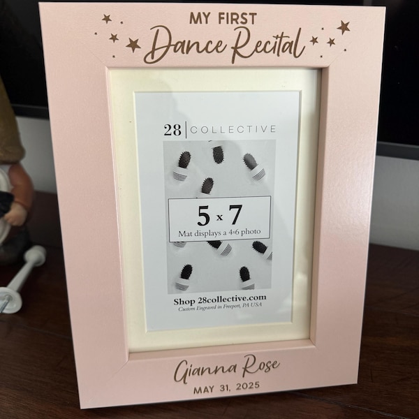 First Dance Recital Gifts for Girls | 1st Dance Recital Picture Frame ...