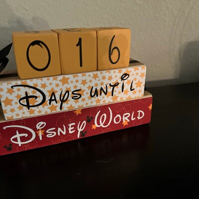 Disney Countdown, Disney World Countdown, Disneyland, Countdown Blocks ...