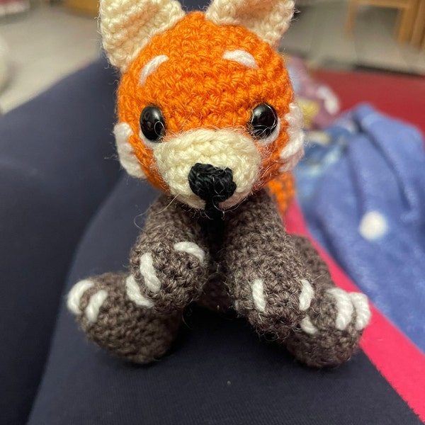 Crochet Pattern Red Panda Amigurumi Pattern Kawaii Red Panda by Nansyoops Pdf Tutorial - Etsy