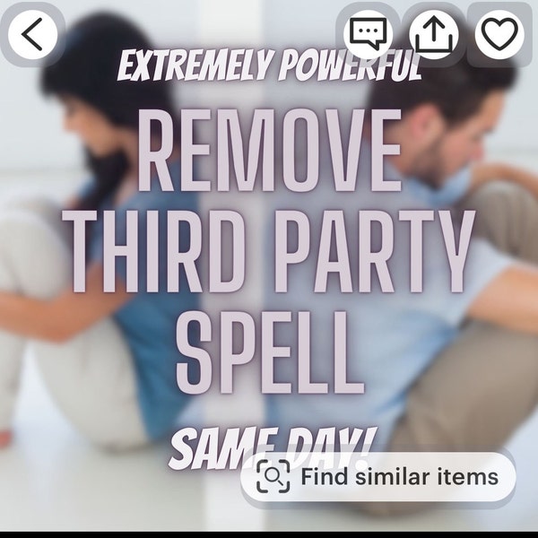 REMOVE THIRD PARTY Spell, Removal of Third Party Interference, Separate ...
