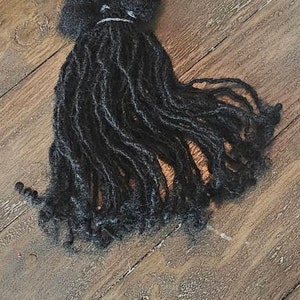 60 Anwi Textured Locs Made From 100% Human Hair Sizes 0.4cm & 0.5cm, - Etsy