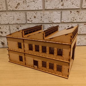 Laser Cutting Files SVG WW2 industrial Buildings - Etsy