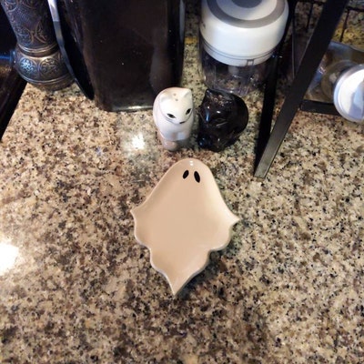 Ghost Spoon Rest. Spooky Soap Holder. Ring Holder. Tea Bag Rest ...