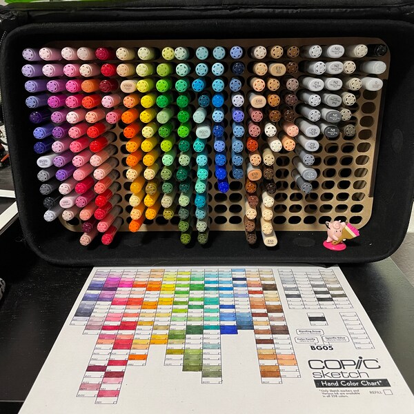 Copic Marker Insert Only for Black Bag - Holds 276 Markers - Etsy