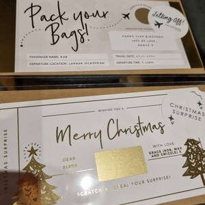 Golden Ticket Foiled Voucher Personalised Ticket Gift - Etsy UK