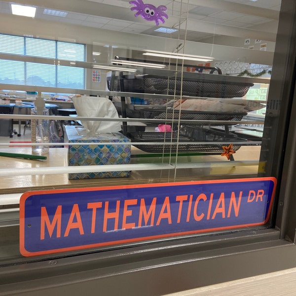 Mathematician, Mathematician Gift, Mathematician Sign, Professor, Math ...