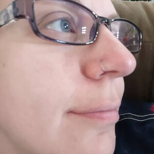 18g Beringed Custom Single Hoop or Nose Ring Primitive | Etsy