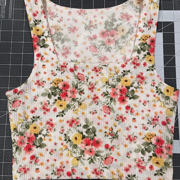 Square Neck Crop Top Sewing Pattern | XS-XXXL | Instant Download | Easy ...