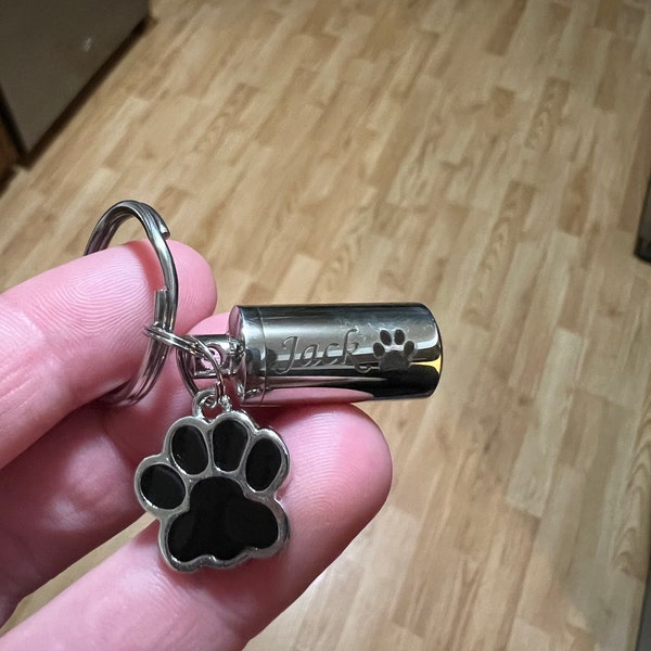 Dog Ashes Keepsake - Pet Urns Keychain for Dogs - Personalized ...