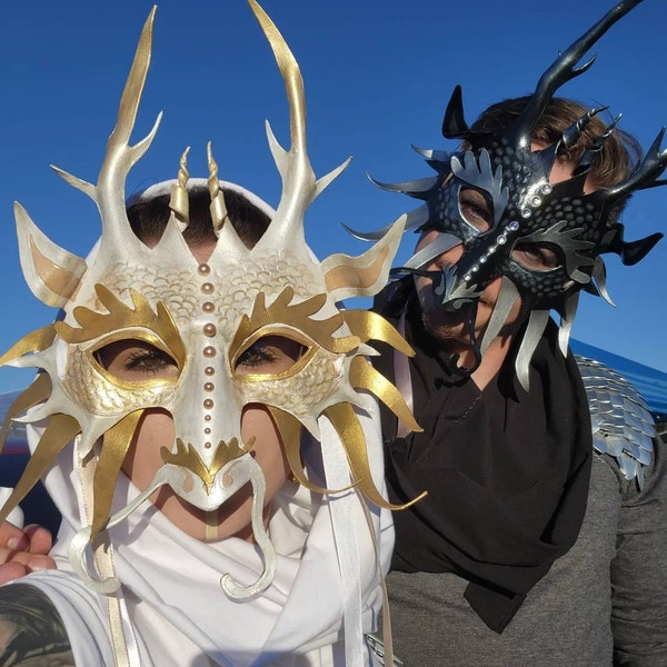 Custom Peacock Leather Masquerade Mask Custom Painted Mask, Rigid ...