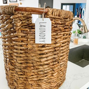 Clean or Dirty, Wood Laundry Tags - Etsy