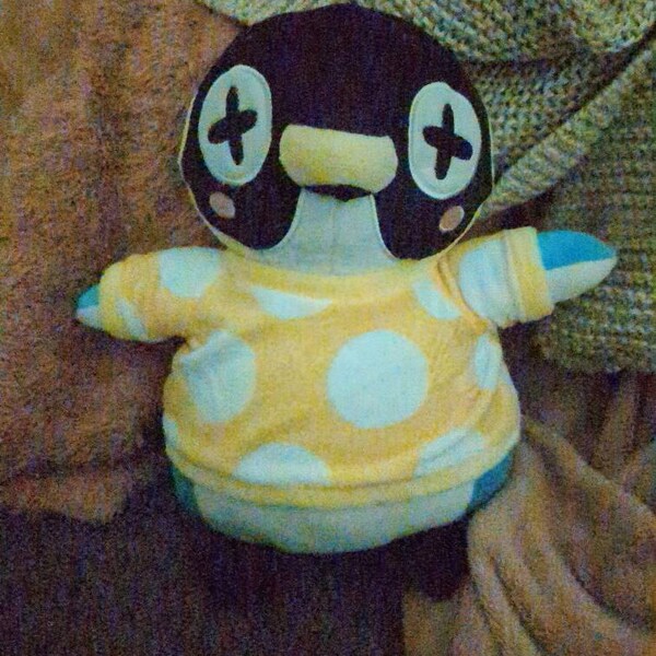 Pingki Penguin Blue Buddy Thigh High Socks - Etsy