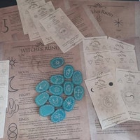 Witches Rune Bundle Rune Magic Witches Runes Meanings, Printable ...