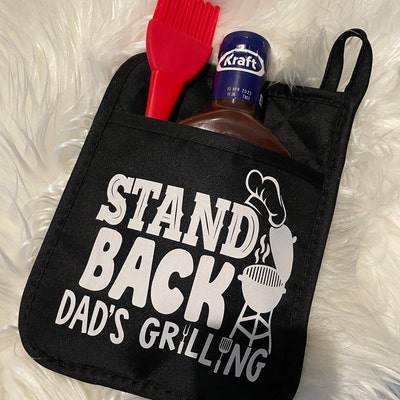 Stand Back Dad's Grilling Svg File, Vector Printable Clipart, Funny BBQ ...