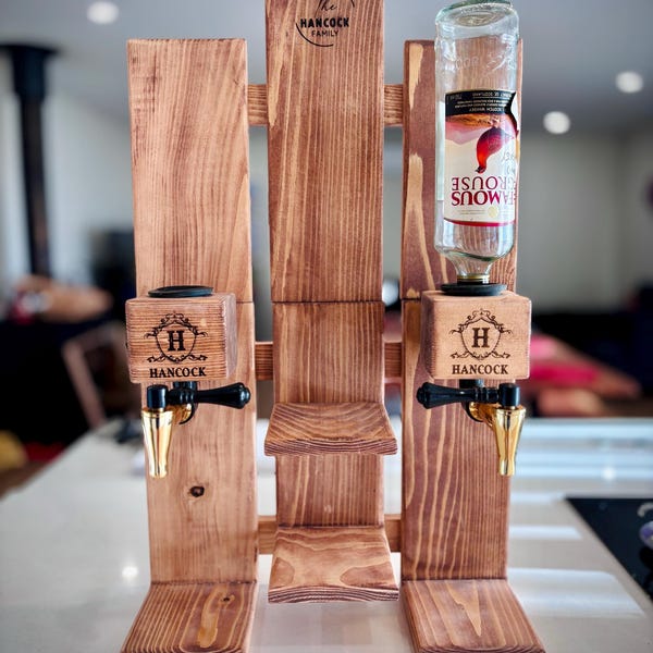 Custom Engraved Wall Mount Whiskey Decanter, Housewarming Gift ...