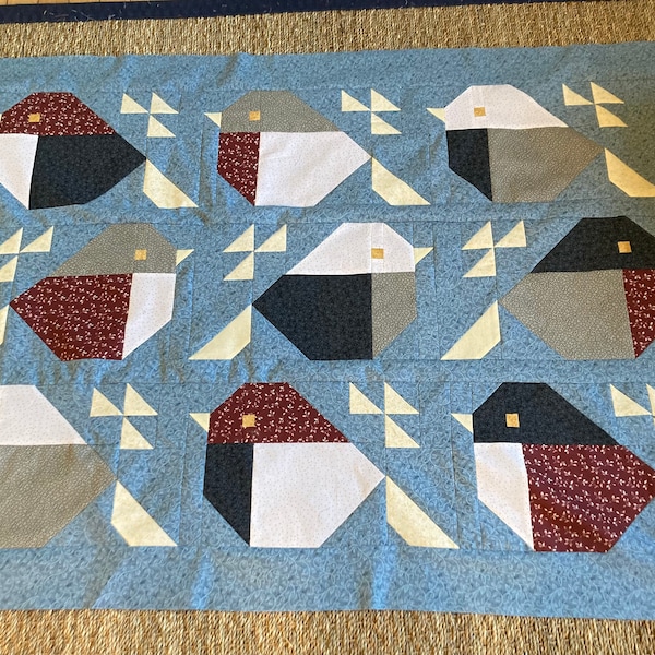 Pen + Paper Patterns Sparrows Quilt Pattern Finished Size: 65.5”x71 ...