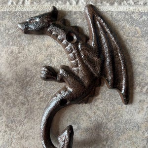 Dragon Wall Hook Cast Iron - Etsy