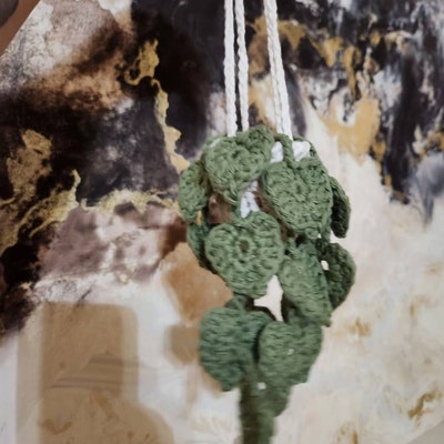 Crochet Car Plant Pothos PATTERN ONLY Pamelambie Tiktok - Etsy