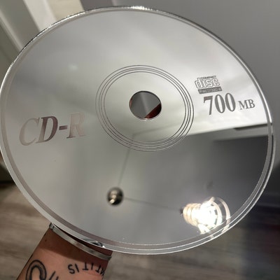 CD Mirror, 90's Wall Art, Personalized Mirror, Mirrored Wall Decor ...