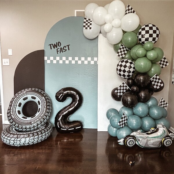 First Birthday Decal - Fast One Backdrop - Fast One First Birthday ...