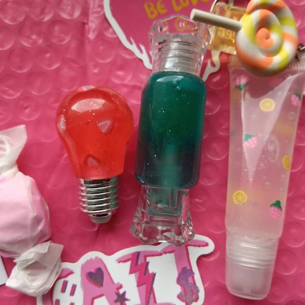 Strawberry Lemonade Keychain Lipgloss - Etsy