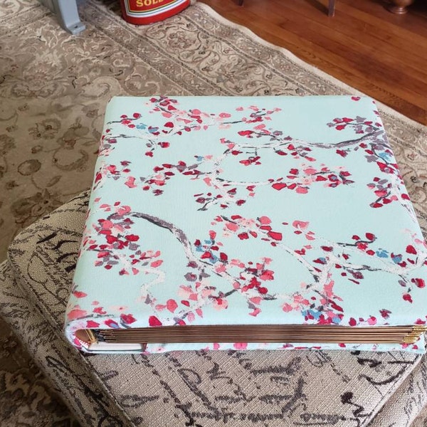 Stretch FLORAL BINDER COVER You Choose Fabric Binder Cover, 3 Ring ...