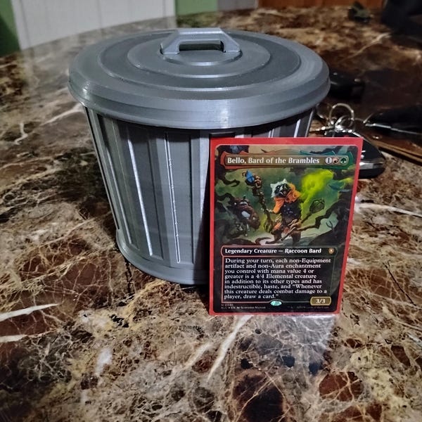 MTG EDH Commander Deck Box W/ Toploader Slot for Stanley Tool Box ...