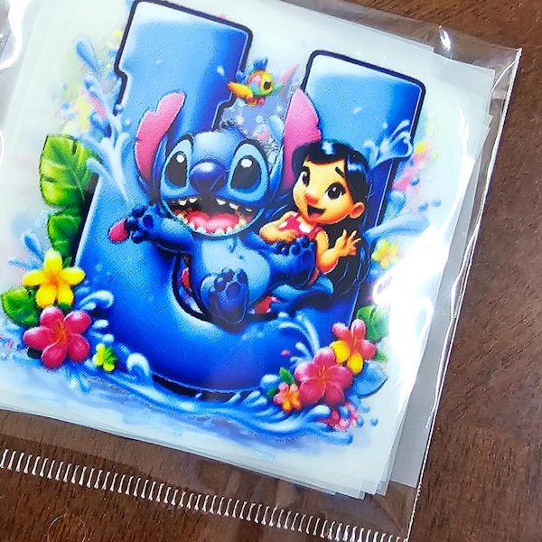 Cartoon Lilo Stitch Alphabet PNG Letters Design Stitch Letters Png Baby ...