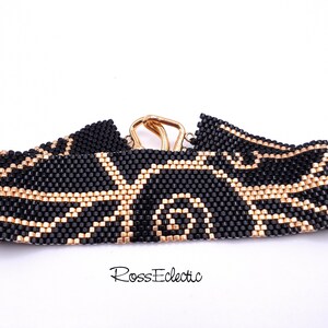 Two Dragonflies Loom Bead Pattern Bracelet Cuff Bookmark - Etsy