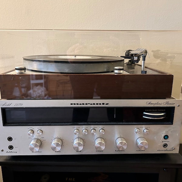 Marantz Clear Acrylic Lucite Turntable Dust Cover TT 15S1 Vintage ...