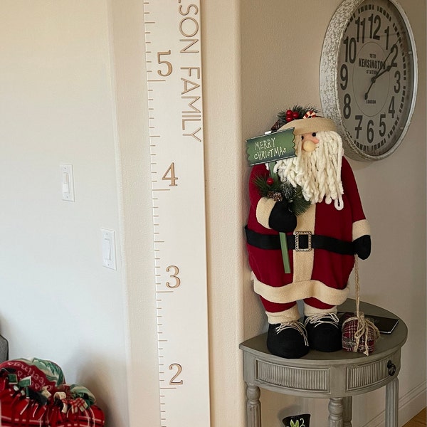 Growth Chart Ruler 3D, Wooden Measuring Stick for Kids, Giant Wall ...