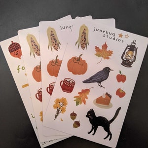 Cottage Themed Sticker Sheet - Etsy