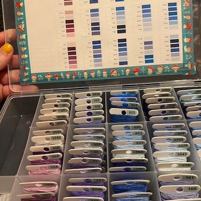 Printable DMC Box Chart PDF Download - Etsy