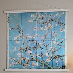 Tapestry Frame Hanging Magnetic Wood Hanger Frames for Scarf or Fabric ...