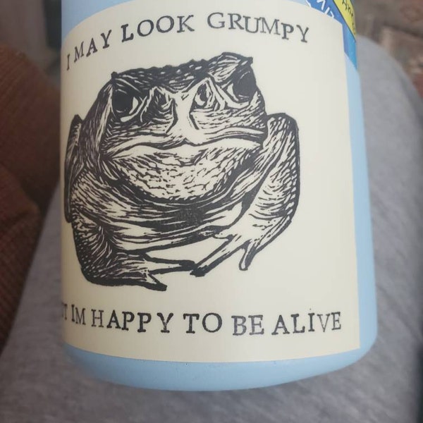 Toad Vinyl Sticker 4in X 3.25in - Waterproof Sticker - Vinyl Sticker ...