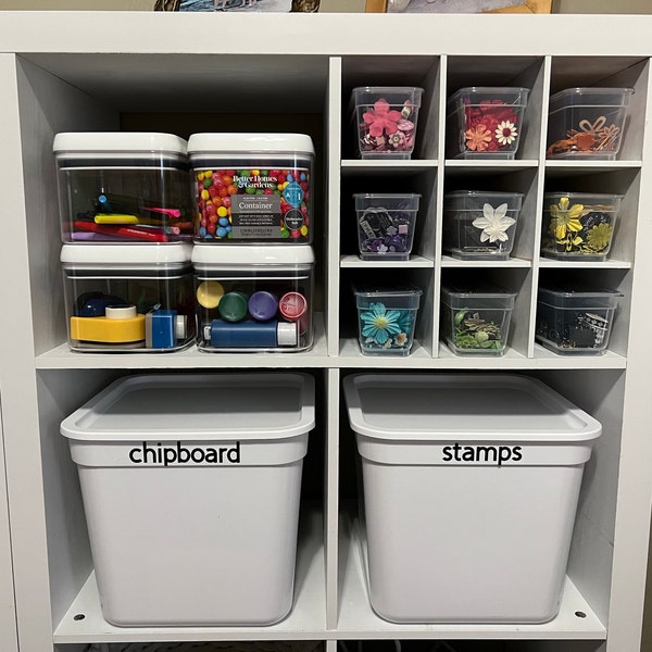 3x3 Cubby Organizer Insert: Unfinished MDF Cube Shelves - Etsy