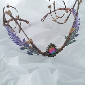 Braided Moon Crown Braided Goddess Crown Moon Crown Moon | Etsy