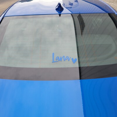 Custom Car Decals With Custom Font, Symbols, and Vinyl Color, Custom ...