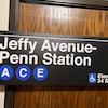 168 St & Broadway Subway Station Sign Narrow Version Featuring up Arrow ...