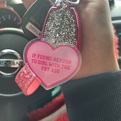 Return to Fat Ass Keychain, Acrylic Keychain, Baddie Keychain, Car ...