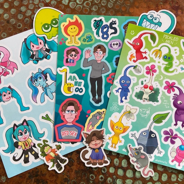 Jerma 5x7 Inch Sticker Sheet - Etsy