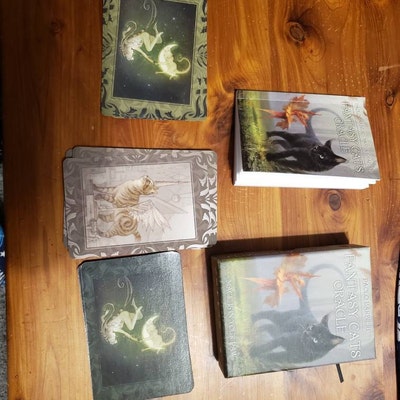 Fantasy Cats Oracle Kit Deck Cards Set Paolo Barbieri Card Booklet ...