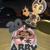 Bendy and the Ink Machine Cake Topper Beepaper Exclusive Design - Etsy