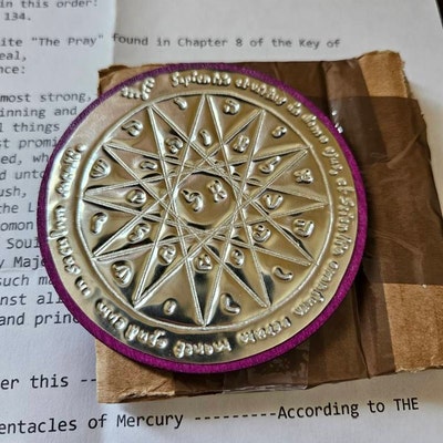 Camio Sigil Wood Burned by Hand Seal Spirit Goetia Size Aprox 8 Cm - Etsy