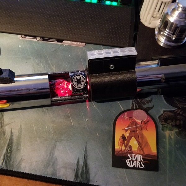 Vader's Lightsaber - Sith Crystal Chamber Prop - Etsy