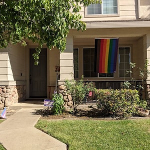 Philadelphia Rainbow Flag, Hand-sewn Inclusive Philly Rainbow Flag ...