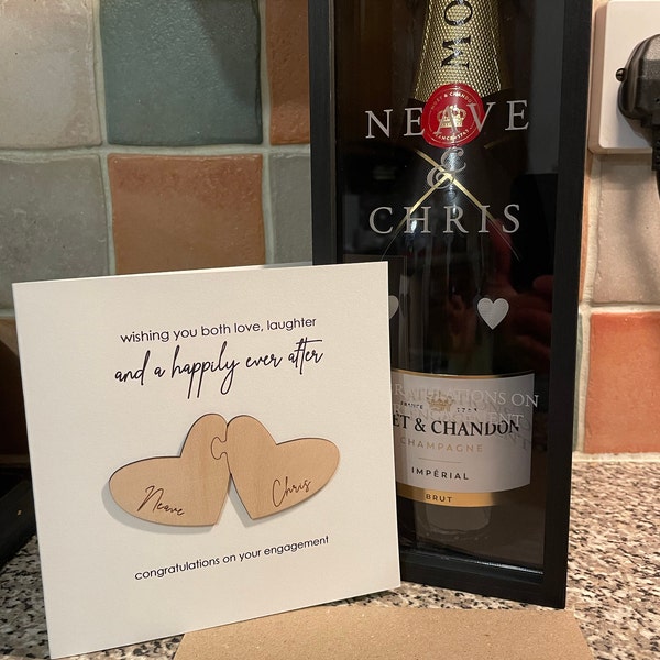 Personalised Engagement Card, Anniversary Card. - Etsy